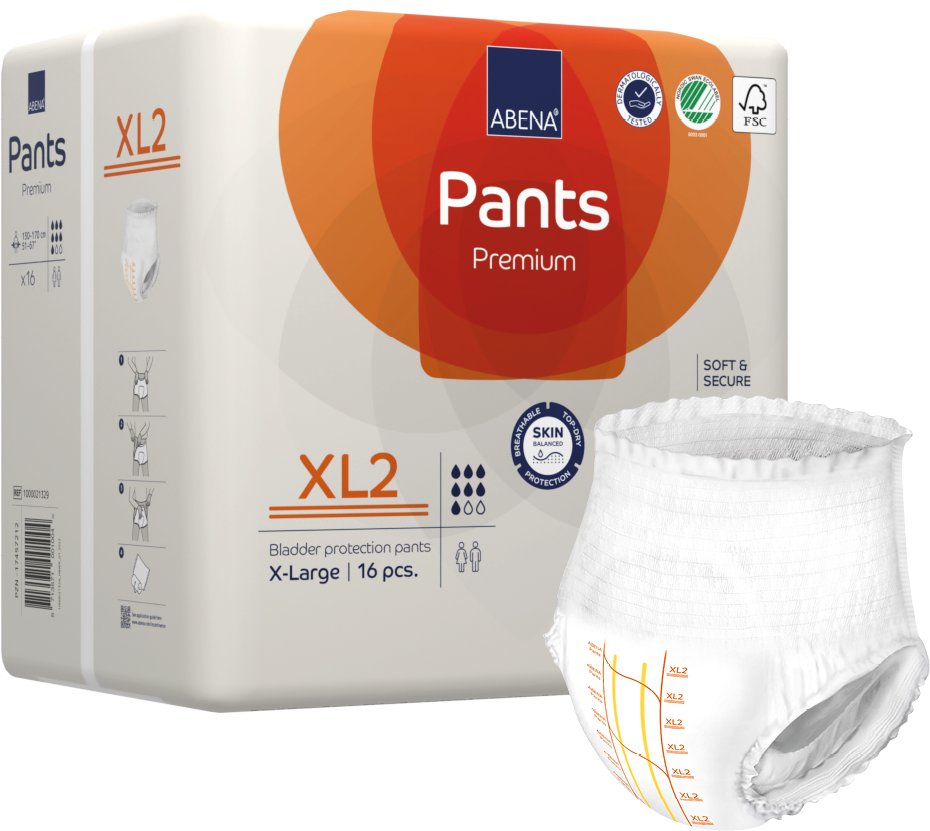 Abena Pants XL2 | Pull Up Style Incontinence Pant X-Large, Moderate ...